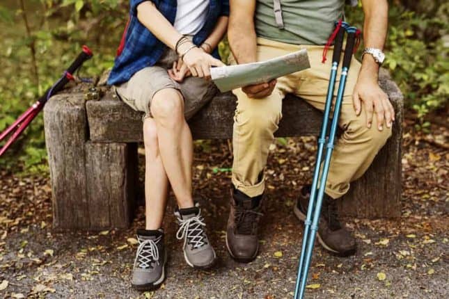 How to Size Trekking Poles? // How to Use a Hiking Pole Height Chart